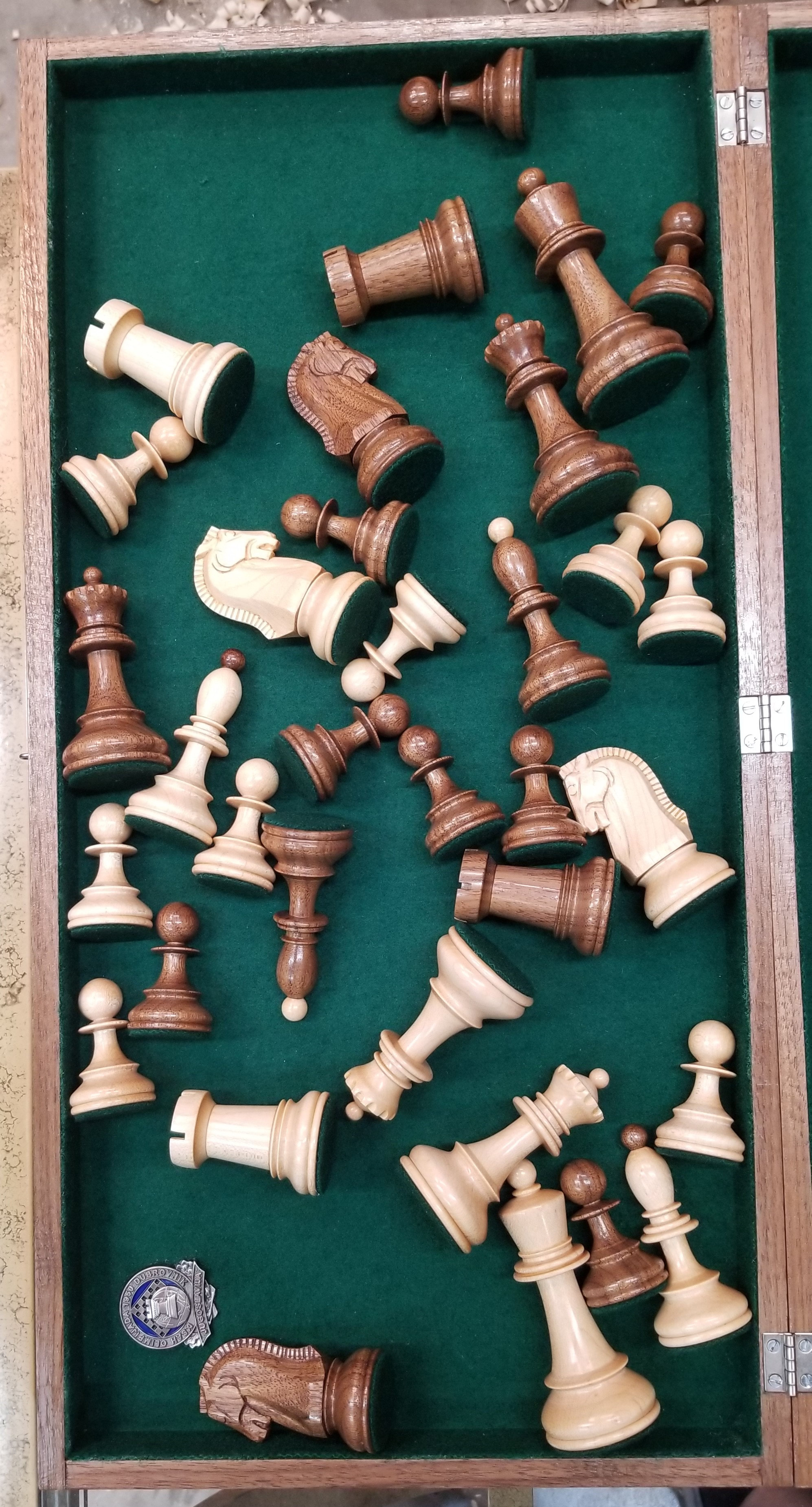1950 Dubrovnik Reproduction Chess Set No 2 - SOLD